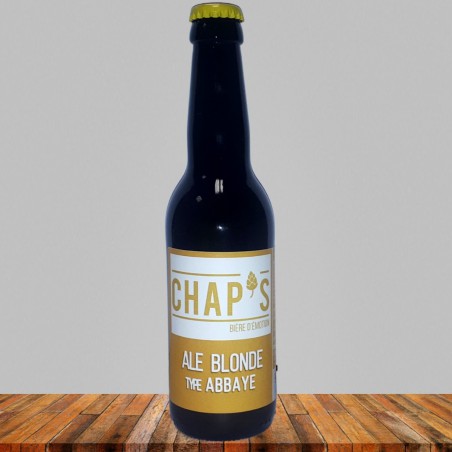 Bière de dégustation CHAP'S- Blonde type Abbaye