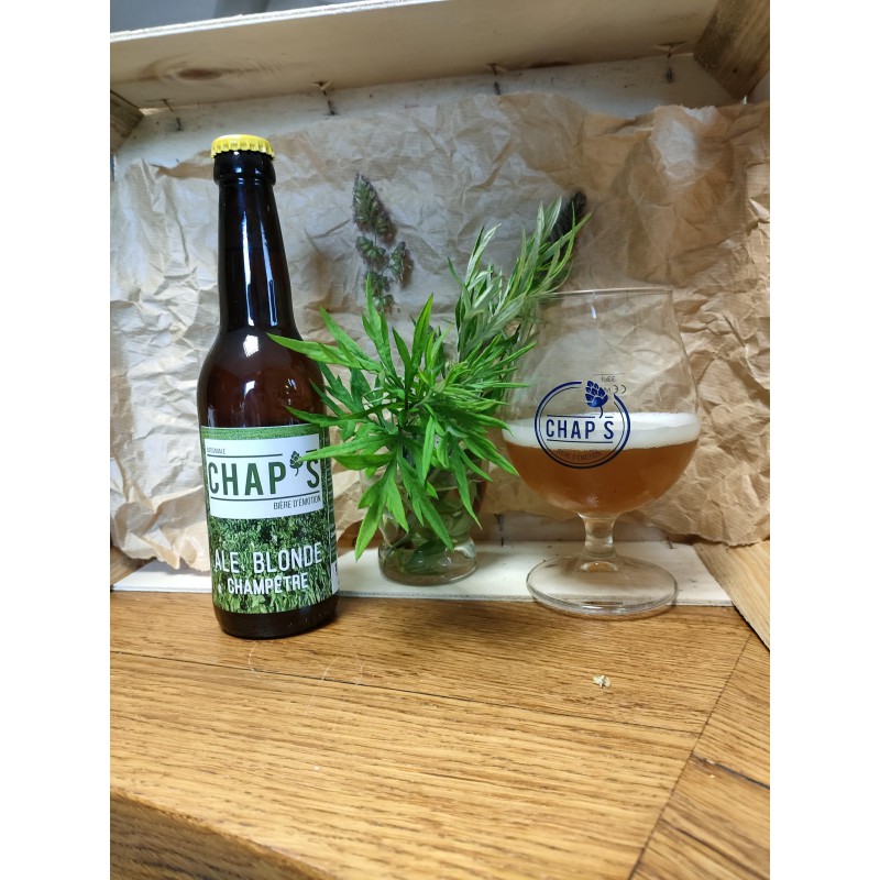 Bière de dégustation CHAP'S - Blonde Champêtre
